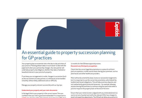 An essential guide to property succession planning for GP practices ...