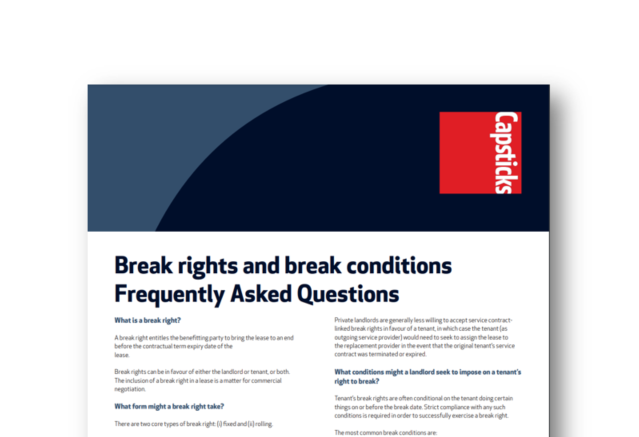 Break rights and break conditions: Frequently Asked Questions